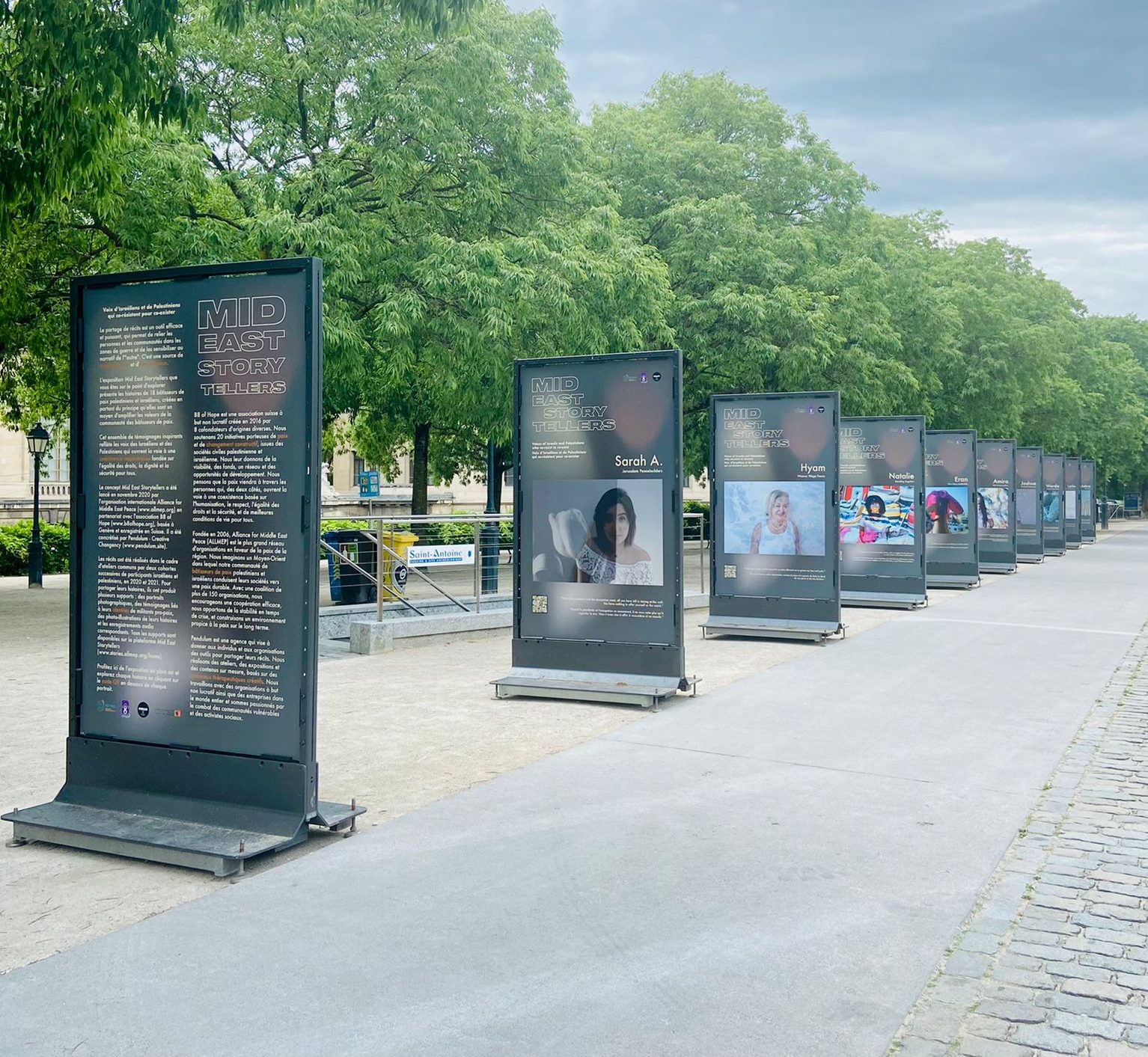 Mid East Storytellers public art exhibit launches in Geneva's Old Town ...